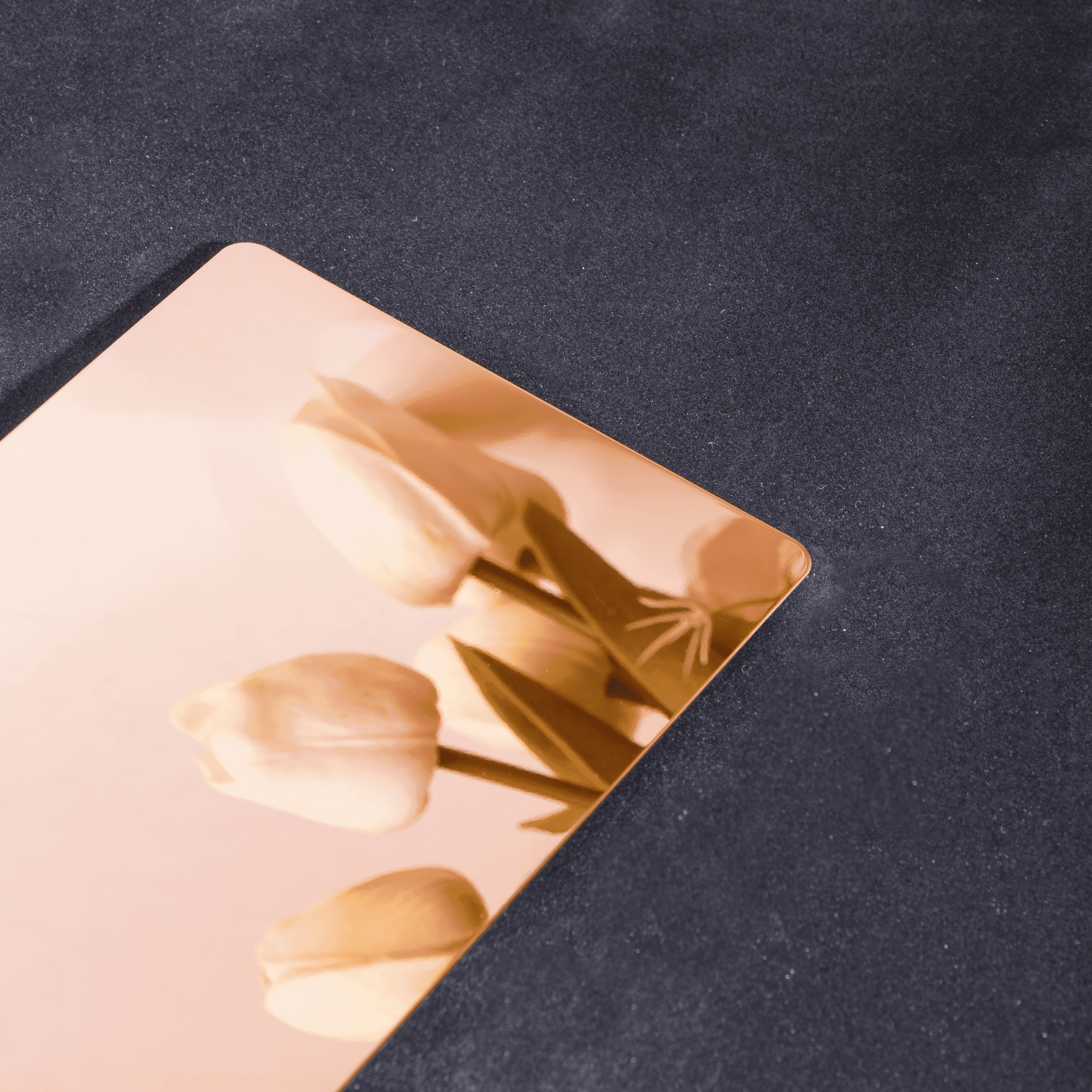 PVD 304 Rose Gold SS Sheet Stainless Steel Sheet 2B Mirror Polished